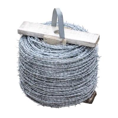 China 1.4mm-2.6mm Cross Razor Galvanized Barbed Wire Farm Fence 500M 20Kg Per Roll Razor Type Wire Gauge 1.4mm-2.6mm for sale