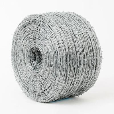 China 1.4mm-2.6mm Cross Razor Galvanized Barbed Wire Farm Fence 500M 20Kg Per Roll Razor Type Wire Gauge 1.4mm-2.6mm for sale