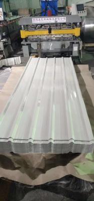 China 26 Gauge Blauw gecoate voorgeverfde koudgewalste metalen gegorfelde stalen dakplaat geschikt voor verschillende toepassingen Te koop