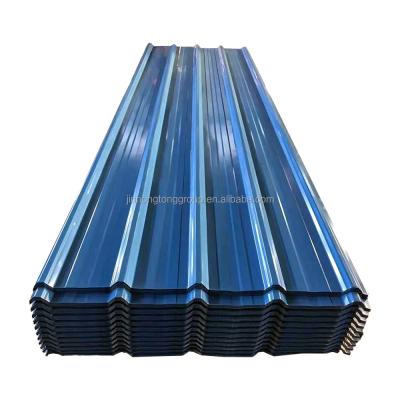 Китай 0.21-0.22MM Предварительно окрашенное покрытие ПЭ Цинк GI гофрированный оцинкованный стальной лист железный металлический кровельный лист с преимуществом продается