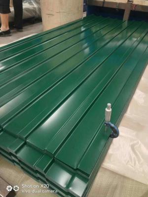 China Metalen dakplaten met golven hardheid Midd Hard ASTM A792 Bouwmateriaal Kleur bekleed met Galvalume PPGI PPGL daktegels Te koop