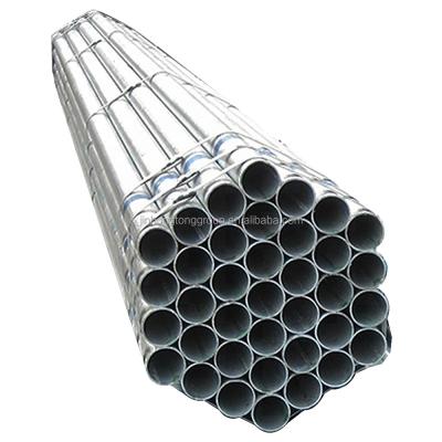 China Invoicing by actual weight Hot dipped galvanized round steel pipe gi pipe pre galvanized steel pipe galvanised tube for sale
