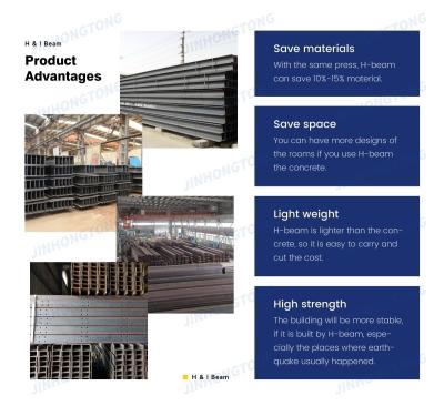 China Web Width 100-630mm and Length 6-12m HEA/HEB/IPE Steel Beam Section Beam European Standard H Beam Suitable for Construction for sale