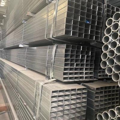 China Regular Spangle ASTM A106 A36 A53 BS Shs Square Galvanized Structural Erw Rectangular Steel Pipe for Structural Projects for sale