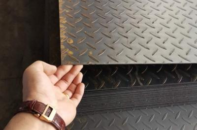 China T Type Shape Surface 24 Gauge Galvanized Checkered Sheet Metal Roll for Custom Thickness and Customized Surface for sale