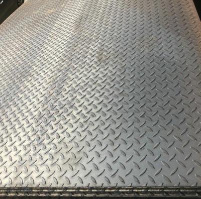 China T Type Shape Surface 24 Gauge Galvanized Checkered Sheet Metal Roll for Custom Thickness and Customized Surface for sale