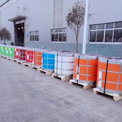 China Customized Z40-z275 Color Prepainted Galvanized Steel Coil PPGI Color Galvanized Coated Coil For Building Trades for sale