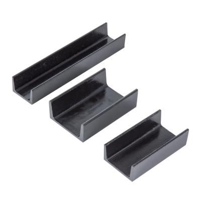 China 0.8mm-3.0mm Thickness Non-Alloy U-Channel Carbon Steel for Supporting System Q235 Q345 SS400 Material for sale