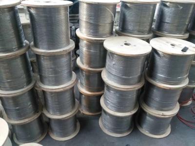 Cina Prezzo ragionevole 1/8 Nero Annealed Acciaio inossidabile cavo filo di filo 7 * 7 Acciaio inossidabile filo di ferro 314 in vendita