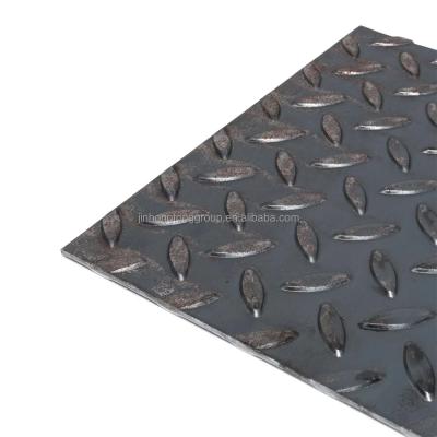 China Hot ST37 ST52 Ss304 S275 S355 Carbon Steel Roofing Iron Sheet Metal Cold Black checked Steel Sheet Supplier for sale