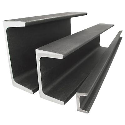 Cina vendita a caldo Q235 Q345 SS400 materiale 0,8 mm-3,0 mm u dimensione della trave c trave acciai metallici u forma e c forma canale in acciaio al carbonio in vendita