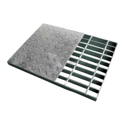 China Manufacture Heavy Duty Trench Drain Cover Steel Metal Bar Grate Price For Walkway Floor Metal Mild Steel Grating Platform for sale