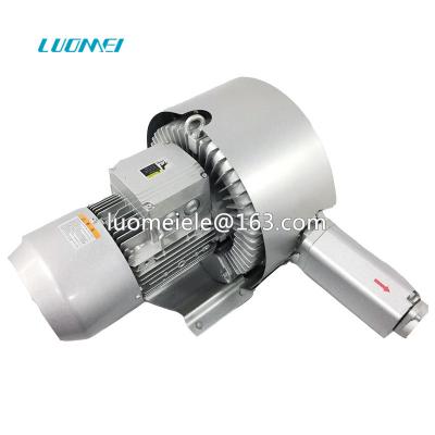 China 10HP 2LM720H57 Dual Stage Ring Blower Three Phase 380V 50/60Hz Side Channel Vacuum Pump for sale