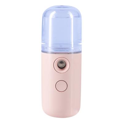 China USB Rechargeable Beauty Skin Care Mini Automatic Portable Handy Spray Electric Steamer Water Fine Facial Nano Mist Spray for sale