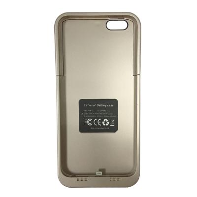Cina Grande cassa di batteria ricaricabile dell'oro per Iphone 6 più 6800 mAh in vendita