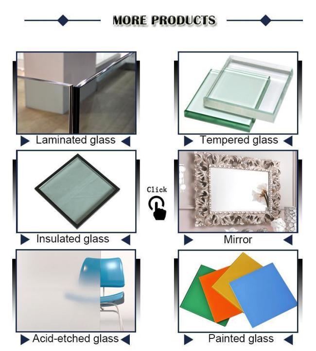Factory Quality Moderate Price 8mm 4mm+4mm 8.38mm Thickness PVB Interlayer Laminated Glass Price Tempered Laminated Glass