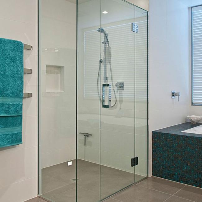 Modern Design Luxury High Quality Bathroom Full Frame Shaft Hidden Diamond Shower Room Corner Shower Enclosure