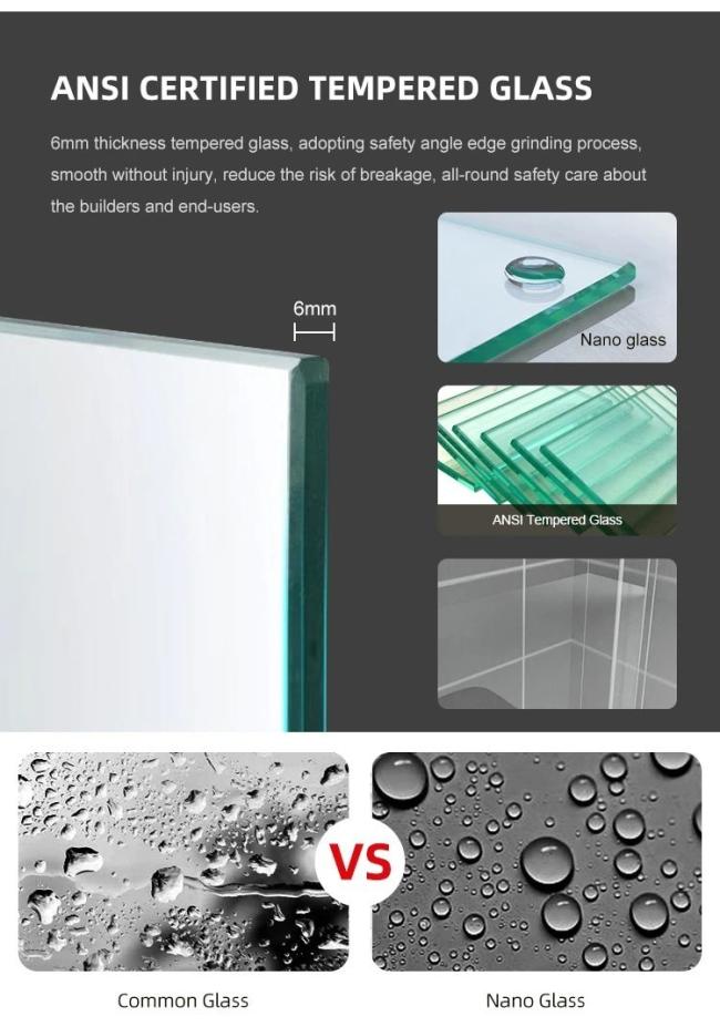 Shower Room Door All in One Frameless Shower Enclosure Sets Toilet Shower Room for Sale Bathroom Glass
