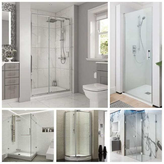 High Quality Control Sliding Frameless Glass Door of Shower Room Multifunction Shower Room Doors Safety Glass