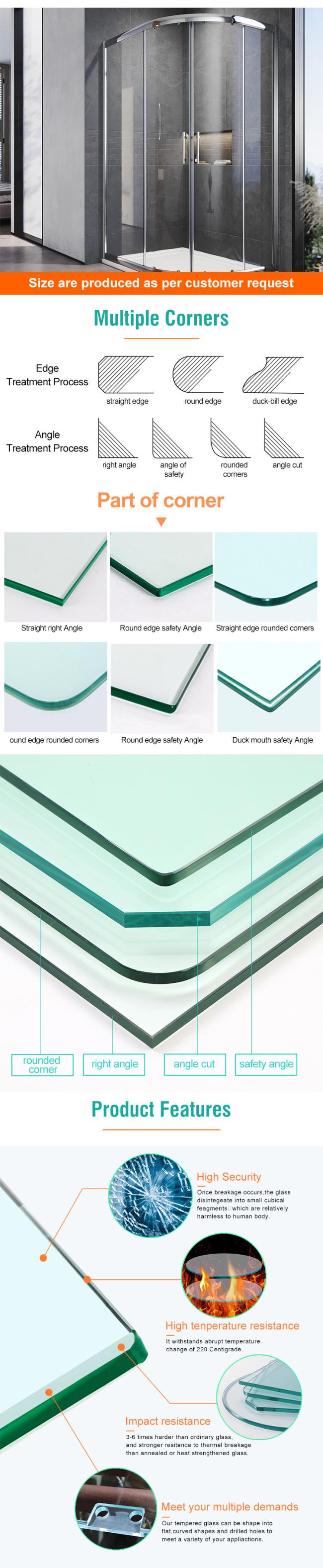 Commercial Office Partition Safety Tempered Frameless Glass Sliding Doors Interior Prices