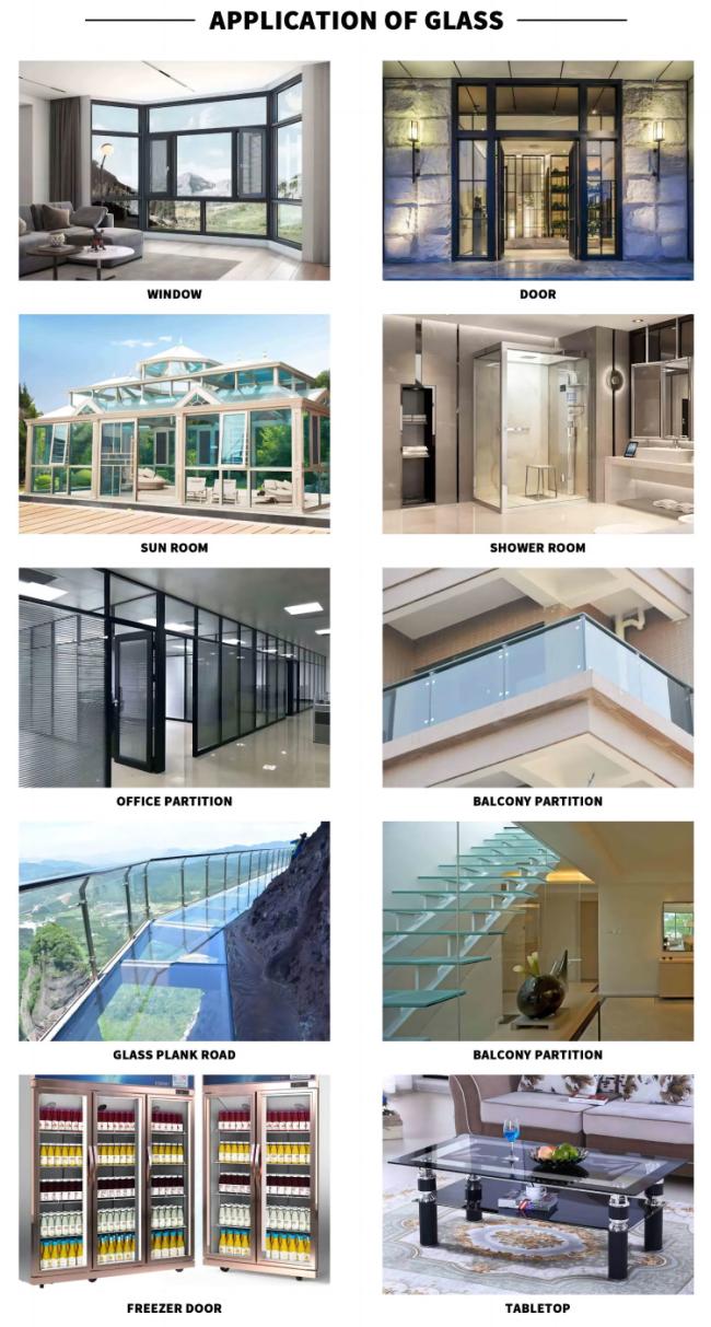 New Energy Good Quality Tempered Laminated Glass Roof Panel Price Factory Supply En14449 CE SGCC Standard PVB Double Glazed Glass