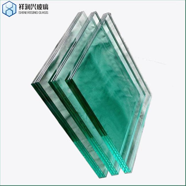 Clear Tempered Laminated Glass with Polished Edge