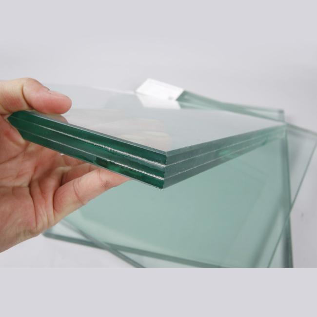 High Transparent Float Glass 6mm Double Layer Tempered Laminated Glass