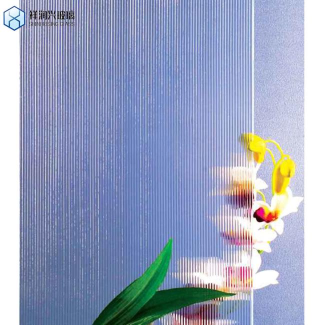 Ultra Clear Pattern Glass Rolled Glass Panel for Partition Door Window Pattern Glass for Solar Panel