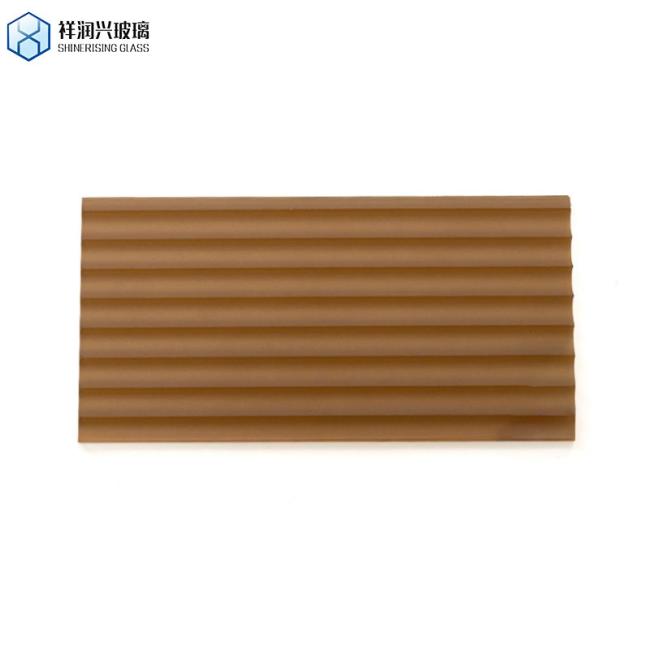 Rain/Diamond/Water Hot Selling Item Large Silver Mirror 1 Way Glass Tinted Mirror Glass Brown Embossed Glass