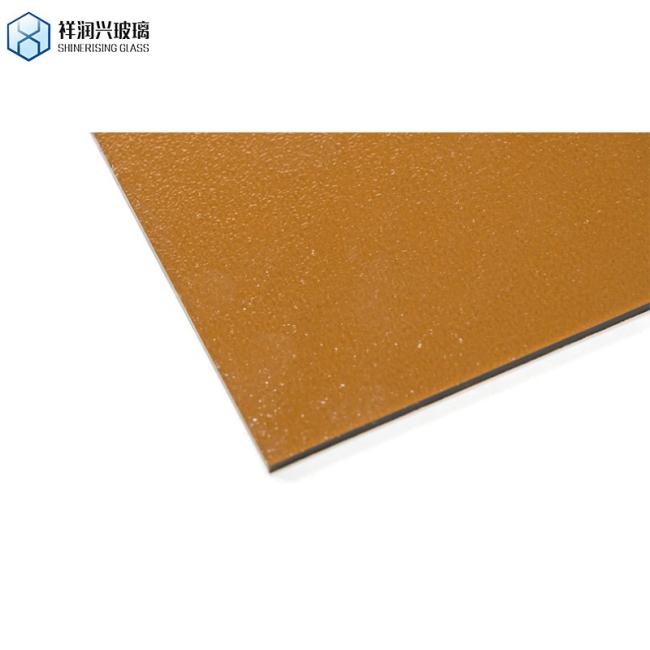 Rain/Diamond/Water Hot Selling Item Large Silver Mirror 1 Way Glass Tinted Mirror Glass Brown Embossed Glass