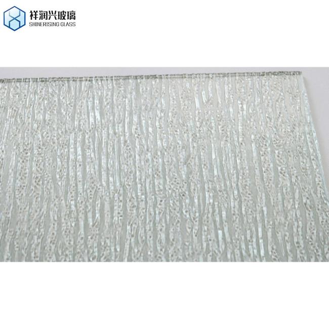 Masterlite/Ancient Figure/Aqualite/Chinhilla Glasswholesale Price 5mm Extra Clear Patterned Glass with Oceanic Moru Crystal Design