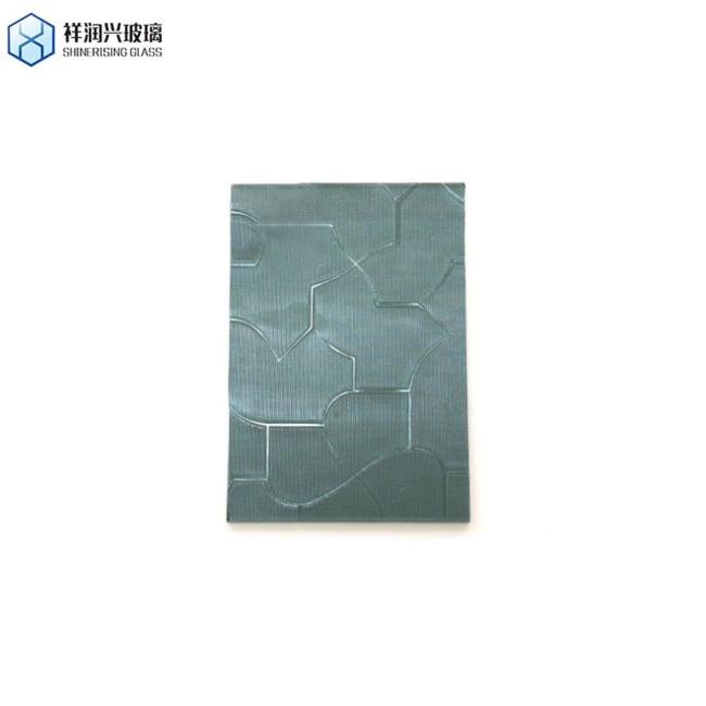 Customized Logo Customized Pattens Filmed Glass Partition Wall