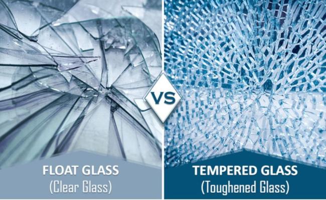 Building Glass Float Glass 5mm 6mm 8mm Customizable Clear Ultra Clear Tempered Glass