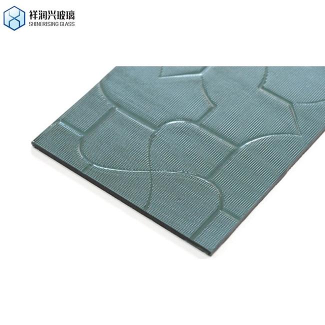 Millennium/Water/Woven Glass/Karatachi Glasspattern Printed Canopy Tempered Laminated Ceiling Glass Toughened Sandwich Safety Roof Glass