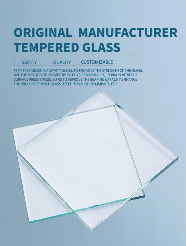 Glass Factory Low-E Window Glass Panels 12mm Tempered Double Glazing Igu