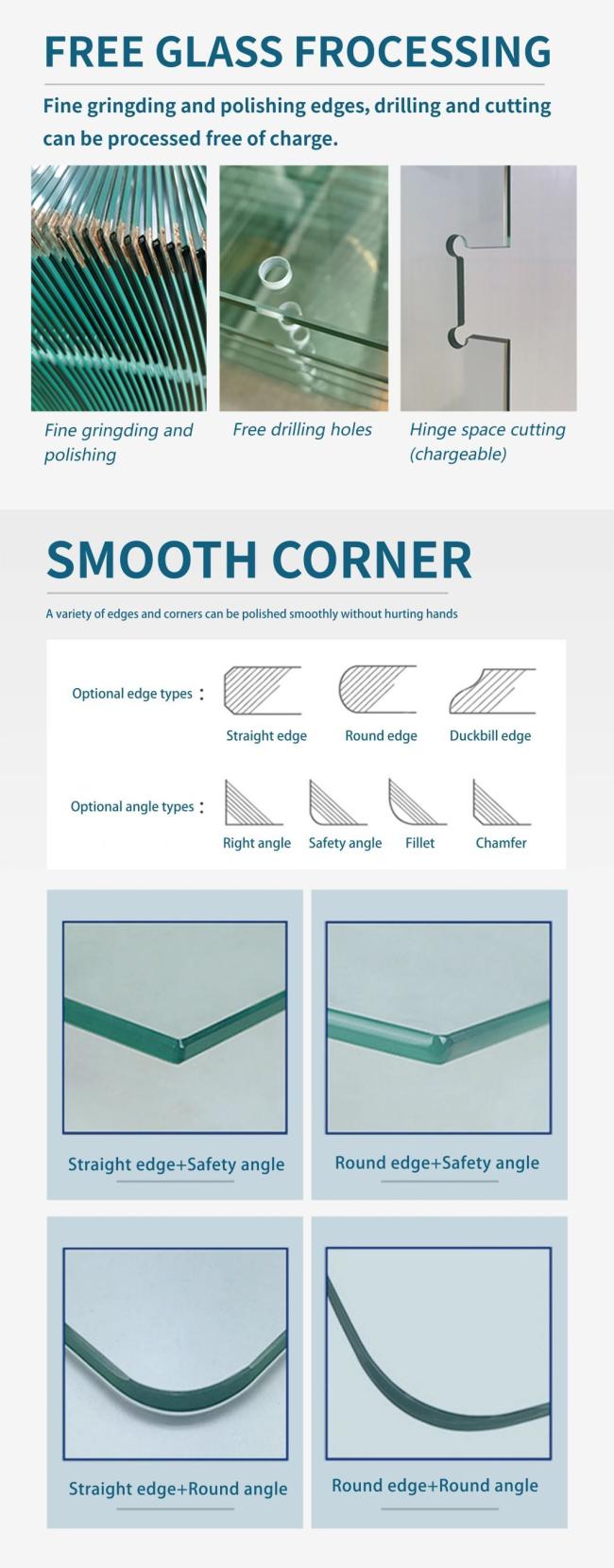 Custom Cut 0.5mm 0.7mm 1mm 2mm 3mm Tempered Silk Screen Printing Glass for Capacitive Touch Screen LCD Display Cover