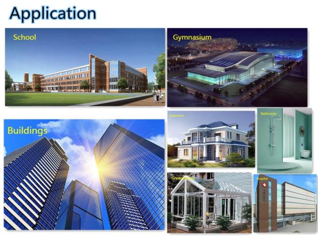 Sheet Float Reflective Frosted Acid Etched Glass Esg/Vsg Toughened Safety Laminated Low E Insulated Tempered Glass