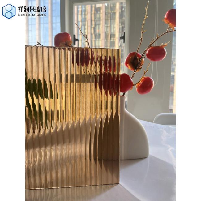 4mm Bronze Diamond Pattern Glass, Clear Diamond Pattern Glass