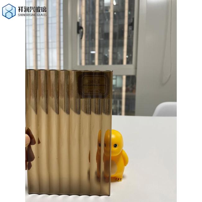4mm Bronze Diamond Pattern Glass, Clear Diamond Pattern Glass