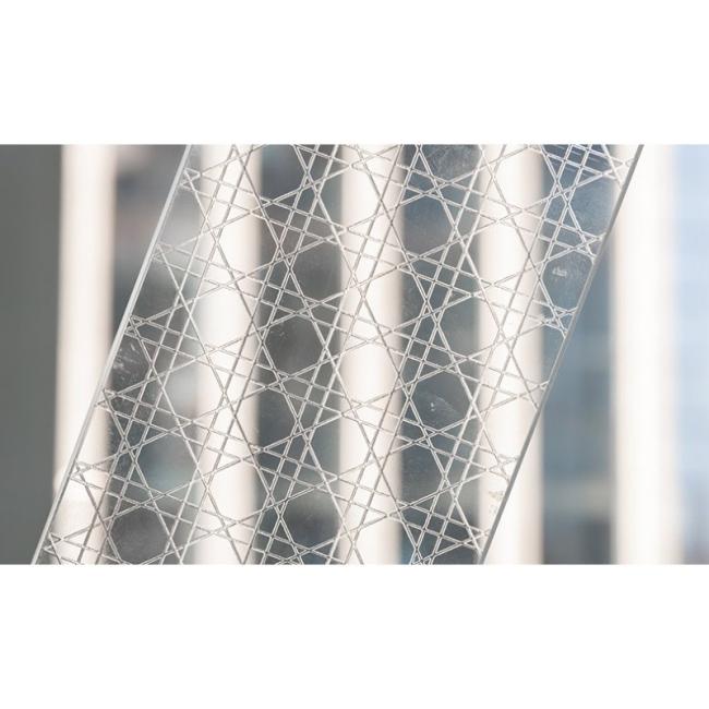 Building Glass Decorative Fluted Changhong Reeded Corrugated Patterned Glass Window Film