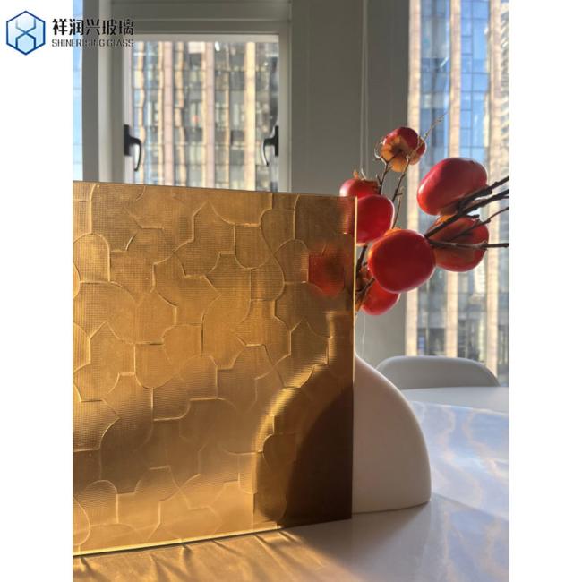 Customized Factory Wholesale Large Stained Art Toughened Glass Sheets for Window