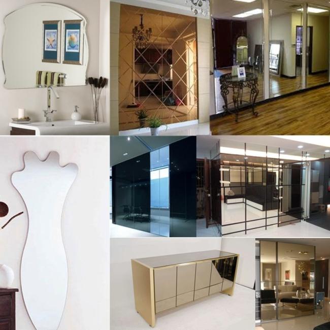 Wholesale Great Cheap Decorative Wall Mirrors Without Frame Large Frameless Mirrors