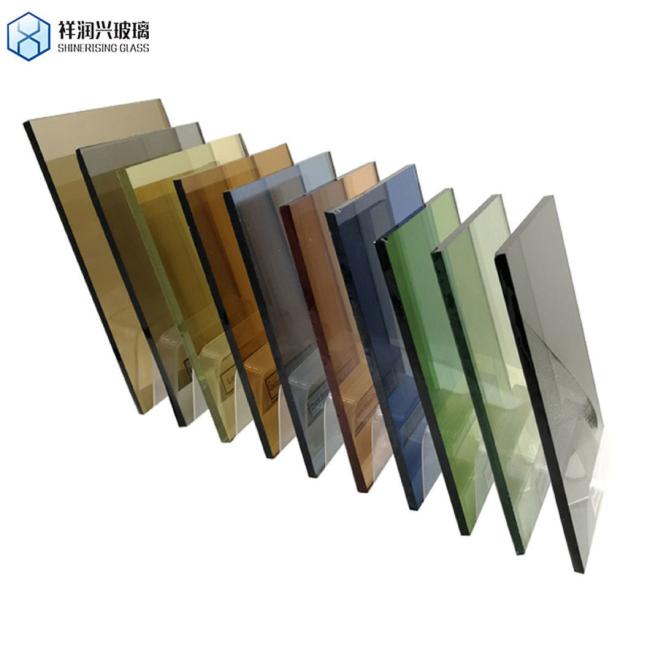 Made in China Hot Sell 2mm 19mm Tinted Sheet Custom Laminated Tempered Clear Float Building Glass