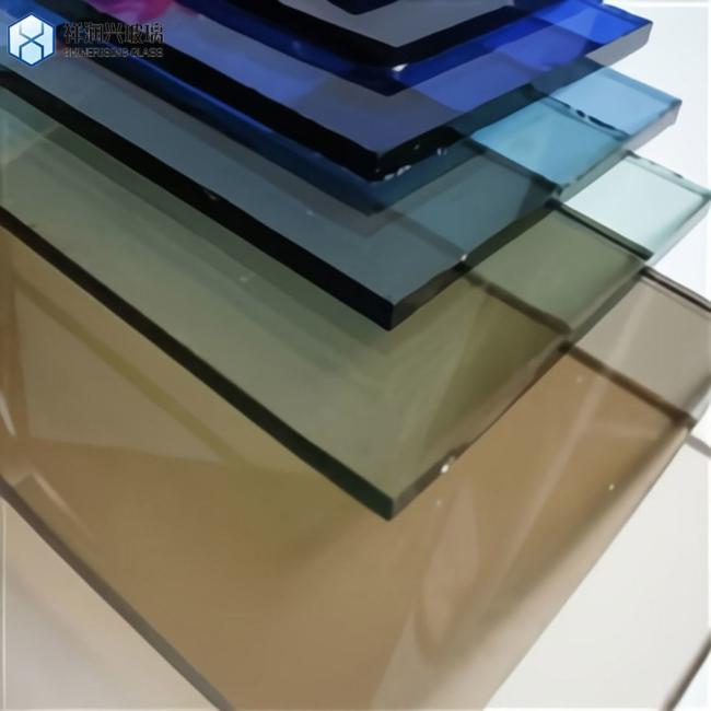 Size 4&quot;&quot; 6&quot;&quot; Clear Tinted Bronze Reflective Blade Louvre Glass for Windows
