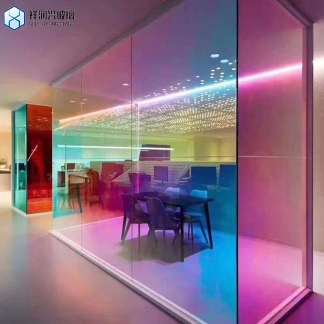 Blue Pink Green Color Float Glass Float 3mm-12mm Tinted Float Solar Reflective Glass with Blue Grey Bronze Colors