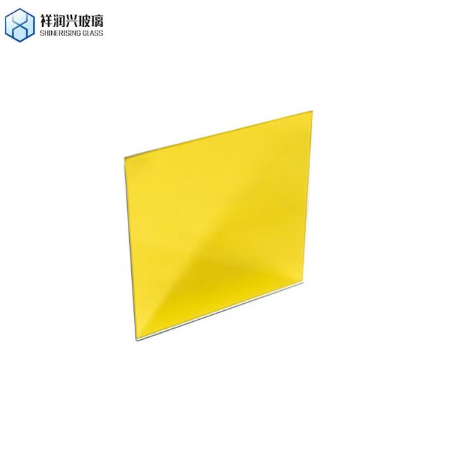 4mm Clear / Colored Golden Reflective Two Way Mirror Glass Factory