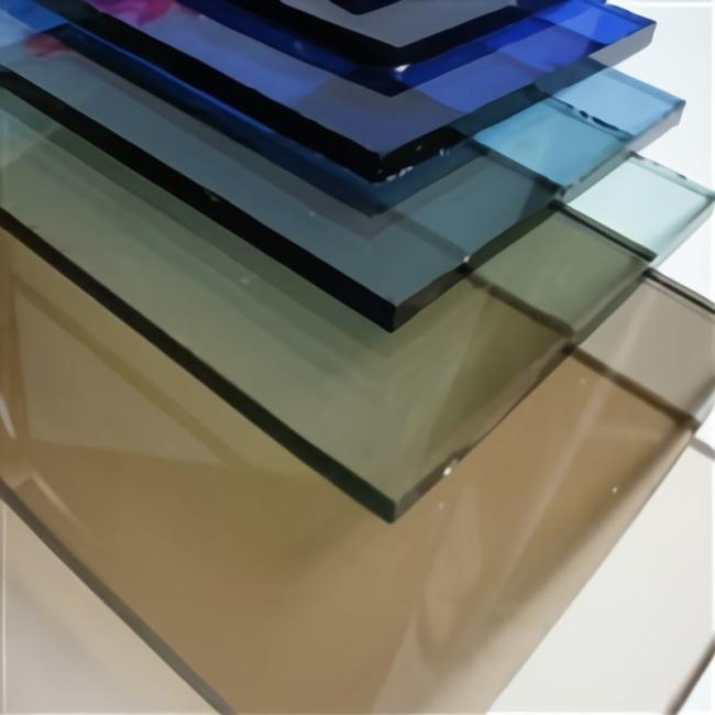 Gray Reflective Tinted Float Glass 5mm Tinted Glass Smoke Gray Tempered Glass Building Glass in Tempered