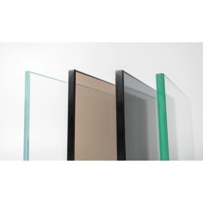 Gray Reflective Tinted Float Glass 5mm Tinted Glass Smoke Gray Tempered Glass Building Glass in Tempered