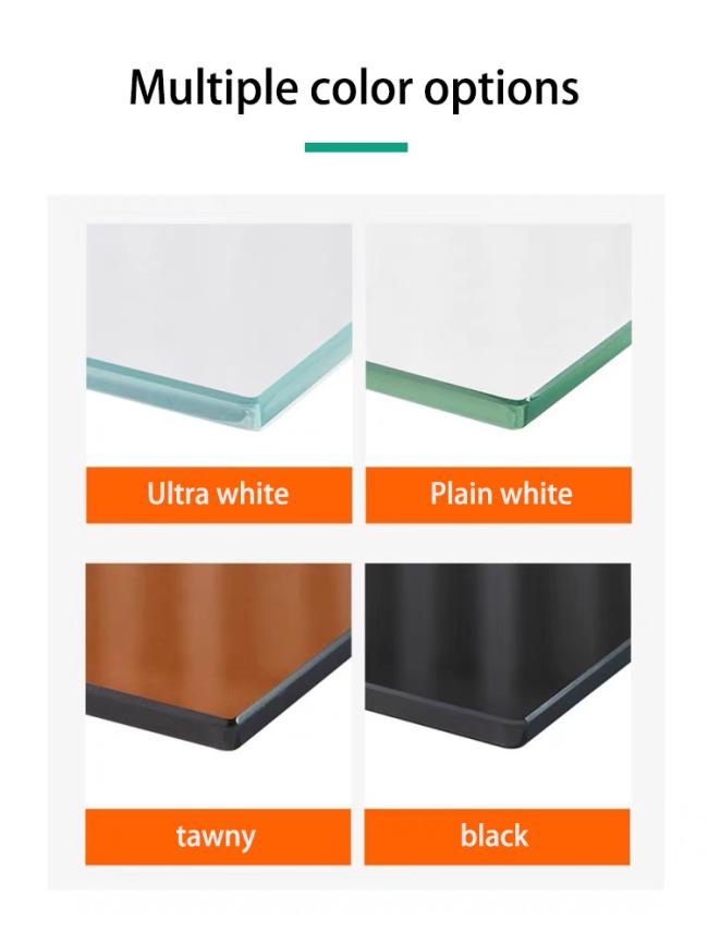Sound Proof Hollow Insulation Glass Units Warm Edge Spacer Tempered Blue Insulated Glass for Building