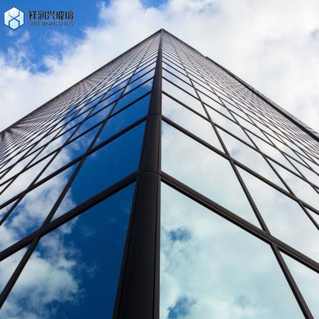 Custom Solar Control Triple Tempered Insulated Glass Unit Panes for Building Curtain Wall